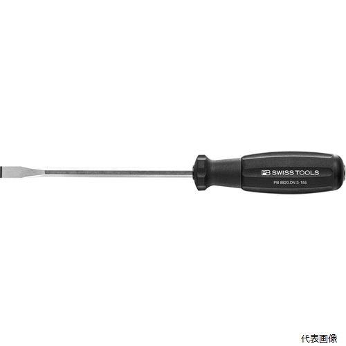 【特長】 ●強度抜群のPBタガネ820-3と貫通タイプのスイスグリップを合体。 ●握りやすく、正確にヒットできる打撃面と強靭なブレードです。 【仕様】 ●刃先幅(mm)：10 ●軸径(φmm)：8 ●軸長(mm)：155 ●全長(mm)：2...