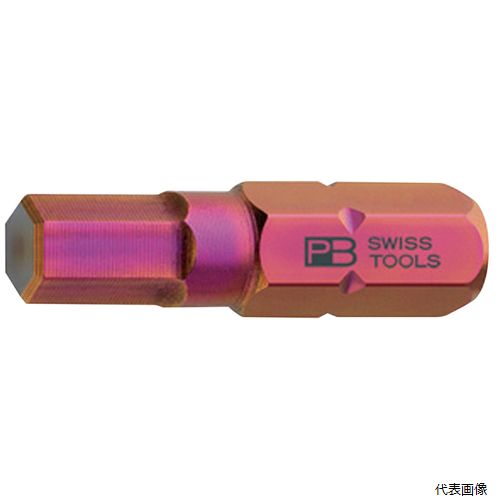 【特長】 ●強度と精度に優れた差込角1/4”(6.35mm)の六角ビットです。 【仕様】 ●差込角(”HEX)：1/4(6.3mm) ●サイズ(mm)：6 ●全長(mm)：25 ●軸長(mm)：9 ●質量(g)：6 【注意事項】 ※メイン画...