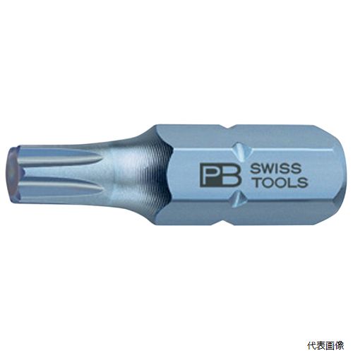 【特長】 ●強度と精度に優れた差込角1/4”(6.35mm)のヘクスローブビットです。 【仕様】 ●差込角(”HEX)：1/4(6.3mm) ●サイズ：T15 ●全長(mm)：25 ●先端外形寸法(mm)：3.26 ●適合ネジ：M3.5-4...