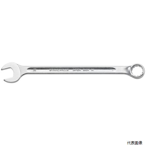 【特長】 ●軽さと剛性感を両立するI型ボディー。 ●AS-drive(面接触)。 【仕様】 ●メガネ部オフセット(°)：10 ●サイズ(mm)：13 ●全長(L；mm)：195 ●スパナ部外径(b；mm)：27.5 ●メガネ部外径(d；mm...