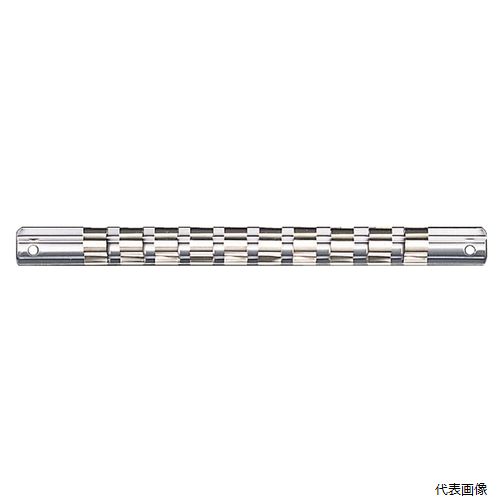 【特長】 ●ソケットの整理に便利。 【仕様】 ●差込角(SQ)：1/4 ●全長(mm)：240 ●クリップ数(PC)：10 【入数】 ●1個 他のサイズはこちら 在庫のない商品は検索に表示されない場合がございます