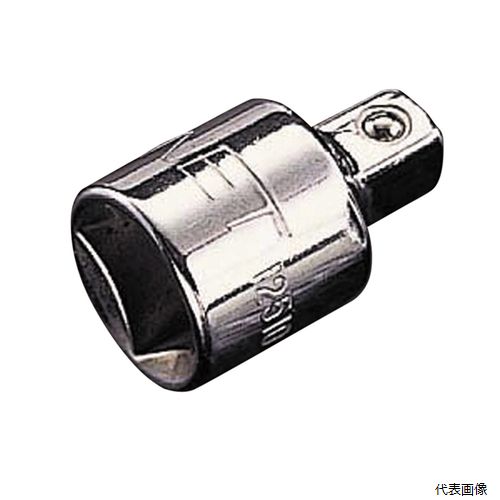 【仕様】 ●サイズ(SQ×SQ)：凹3/8×凸1/4 【用途】 ●3/8SQのラチェットハンドル等で1/4SQのソケットを使用する際に。 【入数】 ●1個 他のサイズはこちら 在庫のない商品は検索に表示されない場合がございます