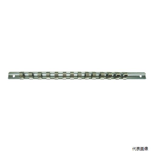 【仕様】 ●差込角(SQ)：1/2 ●全長(mm)：370 ●クリップ数(PC)：14 【用途】 ●ソケットの整理に。 【入数】 ●1個 他のサイズはこちら 在庫のない商品は検索に表示されない場合がございます