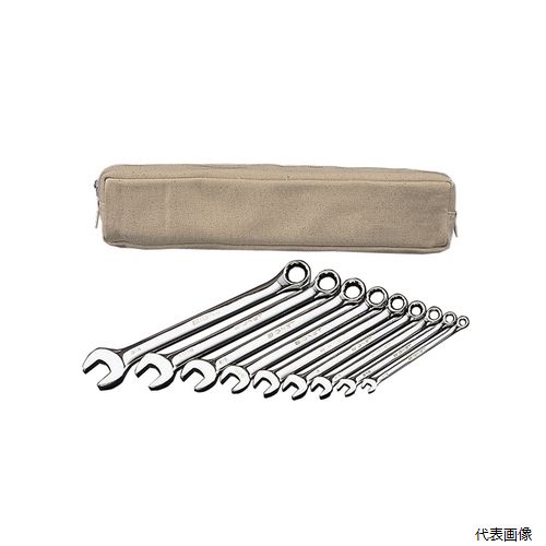 【特長】 ●ミラー仕上げのメッキが美しいコンビネーションレンチセット。 ●工具袋付き。 【セット内容/付属品】 コンビレンチ：1/4・5/16・3/8・7/16・1/2・9/16・5/8・11/16・3/4"(30101・30102・301...