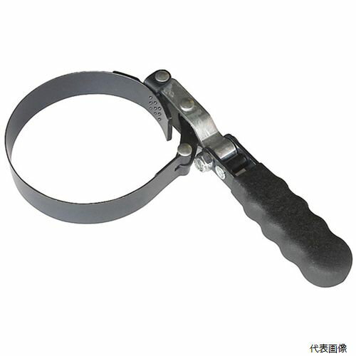 【特長】 ●ハンドル式のオイルフィルターレンチ。 ●緩める、締めるの両方が可能。 【仕様】 ●能力(mm)：91〜111 【入数】 ●1丁 他のサイズはこちら 在庫のない商品は検索に表示されない場合がございます