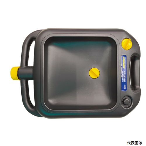 【特長】 ●キャップ付きで、廃オイルをこぼさず持ち運びができます。 ●両サイドにハンドルがあり、オイルの廃棄が簡単です。 ●キャップ置き場があるので、キャップを紛失する心配はありません。 ●エンジンオイル、ミッションオイル、クーラントに対応...