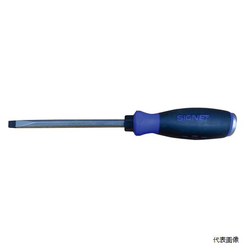 【特長】 ●固着したネジにガツンと一撃。 ●ハンマーで叩くと強く締まったネジがまわりやすい。 ●打撃部に加え、根元六角付なのでさらにトルクをかけてネジを回すことも可能。 ●マイナスドライバー。 【仕様】 ●先端サイズ(mm)：6×1.1 ●...