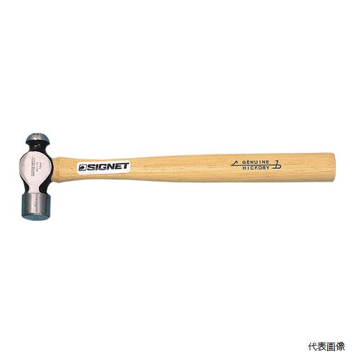 【特長】 ●ヒッコリー柄のボールピンハンマー。 【仕様】 ●打撃面径(φmm)：25 ●柄の長さ(mm)：268 ●全長(mm)：298 ●質量(g)：360 ●ヘッドサイズ(oz)：8 【注意事項】 ※メイン画像は品番80112です。 【...