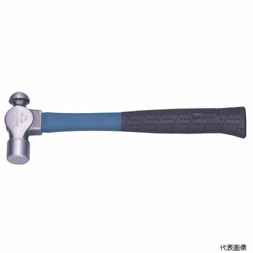 【特長】 ●頑丈なグラスファイバーシャフトを採用したボールピンハンマー。 ●グリップは滑り止め加工を施したラバーコーティング済み。 【仕様】 ●打撃面径(φmm)：25 ●柄の長さ(mm)：245 ●全長(mm)：280 ●質量(g)：39...