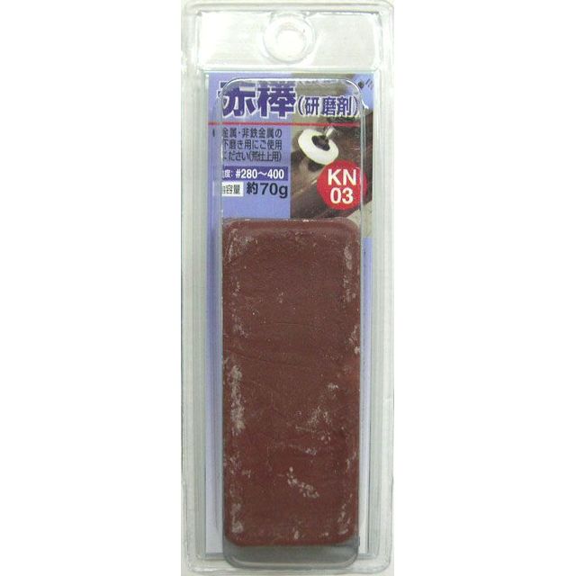 金属、非鉄金属の下磨き用に 【特長】 ●荒仕上げ用 ●約70g 【仕様】 ●容量約75g 【用途】 ●金属・非鉄金属の下磨き用に最適 【入数】 ●1ヶ 他のサイズはこちら 在庫のない商品は検索に表示されない場合がございます