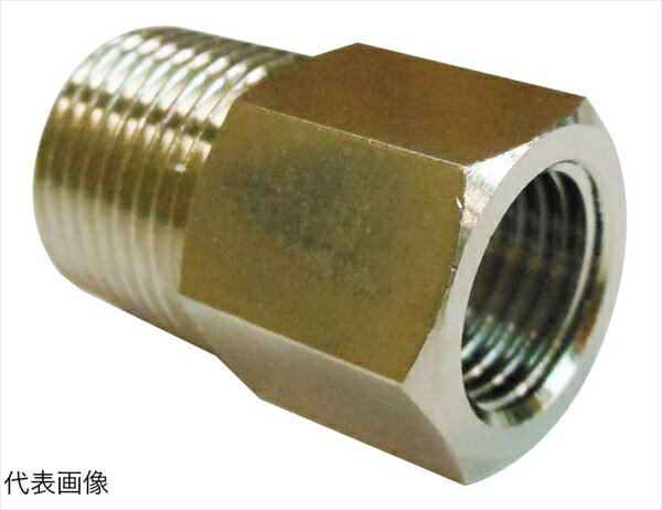 ホース、機器、周辺パーツ、ニップル等の接続にご使用ください。 【仕様】 ●ネジサイズ R1/8×Rc1/4 【材質】 ●真鍮 【入数】 ●1ヶ 他のサイズはこちら 在庫のない商品は検索に表示されない場合がございます