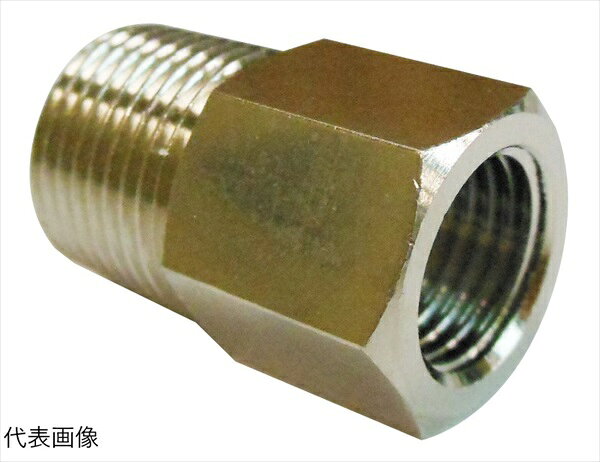 ホース、機器、周辺パーツ、ニップル等の接続にご使用ください。 【仕様】 ●ネジサイズ R1/2×Rc3/8 【材質】 ●真鍮 【入数】 ●1ヶ 他のサイズはこちら 在庫のない商品は検索に表示されない場合がございます