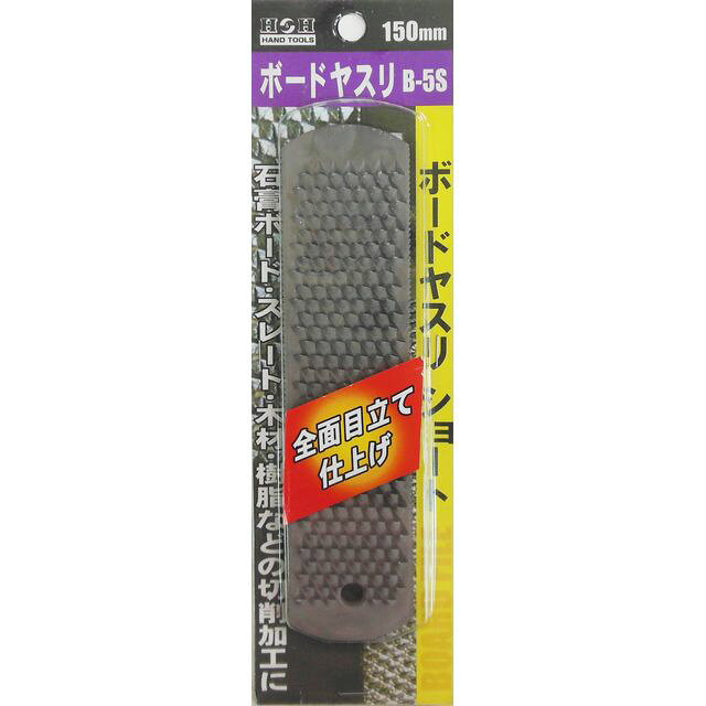 石膏ボード・スレート・木材などの切削加工に 【特長】 ●全面目立て仕様 【仕様】 ●表面:鬼目／裏面:中目 【商品サイズ】 150×35×6 【材質】 ●炭素工具鋼（SK-2） 【入数】 ●1ヶ 他のサイズはこちら 在庫のない商品は検索に表...