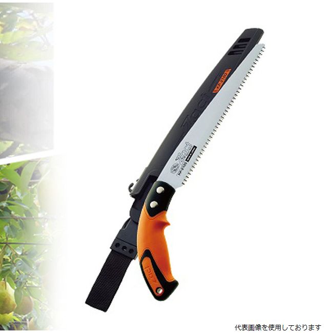 【特長】 ●切り口がきれい　 ●軽く挽けて楽に切れる ●切れ味が長く続く ●万能目 ●スリムボディ 【用途】　　 ●果樹・植木・造園・土木