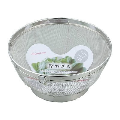 用途に合わせて選べる「suigut」キッチンシリーズ扱いやすいステンレス製の深型ざる。野菜、果物などの水洗いや水切り、洗米時に便利。吊り下げられるリング付きフックに吊り下げての収納に便利なリング付き。丈夫なステンレス製ステンレス製で錆びに強...