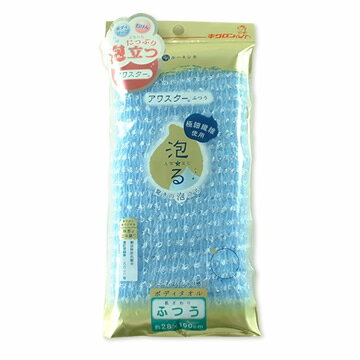 泡立ち2倍！やさしいクリーム泡がたっぷり！独自のウェーブ立体織りと、こまやかな繊維で、たっぷりすぎるほどの泡立ち♪ボディソープ、石けんどちらとも相性がよく、少ない量でも満足の洗いごこちです。超極細の繊維を使用し、やわらかいのに腰のある、肌ざ...