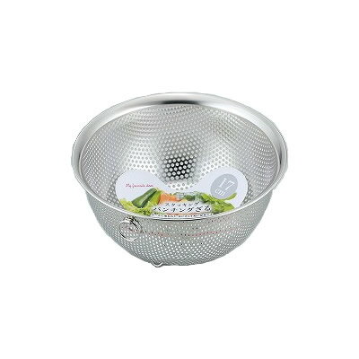 用途に合わせて選べる「suigut」キッチンシリーズ扱いやすいステンレス製のざる。ボウルとに重ねて野菜を水にさらすときに便利なザルです。穴あけタイプのざる洗いやすく、型崩れしにくいパンチング加工のざる。水切れのいい足つき足付きなので、底部分...