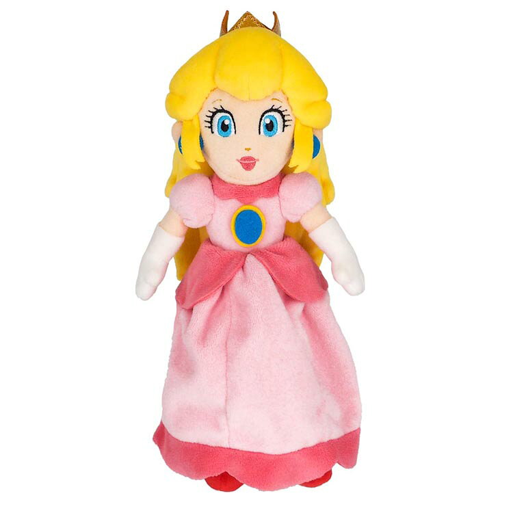 細部までこだわったふわふわな手触りのぬいぐるみシリーズ。ピーチのSサイズ。(c)Nintendo●商品サイズ（cm）幅約9.5×奥行約9×高さ約26●商品重量約0.078kg●材質ポリエステル、PE（検索用：ぬいぐるみ スーパーマリオ AL...