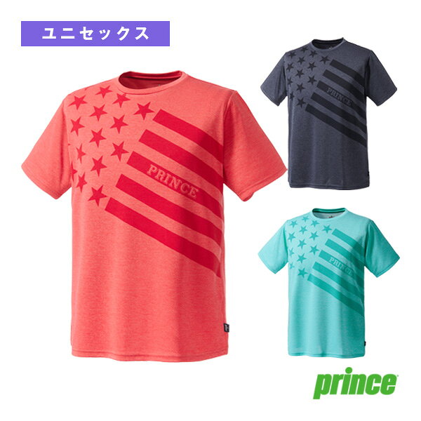 ■商品情報 商品名プリンス テニスウェア（メンズ/ユニ） Tシャツ ユニセックス MS6007 メーカー名プリンス カラー（015）レッド, （100）ミントグリーン, （127）ネイビー サイズS, M, L, LL 素材カラーメランジ（...