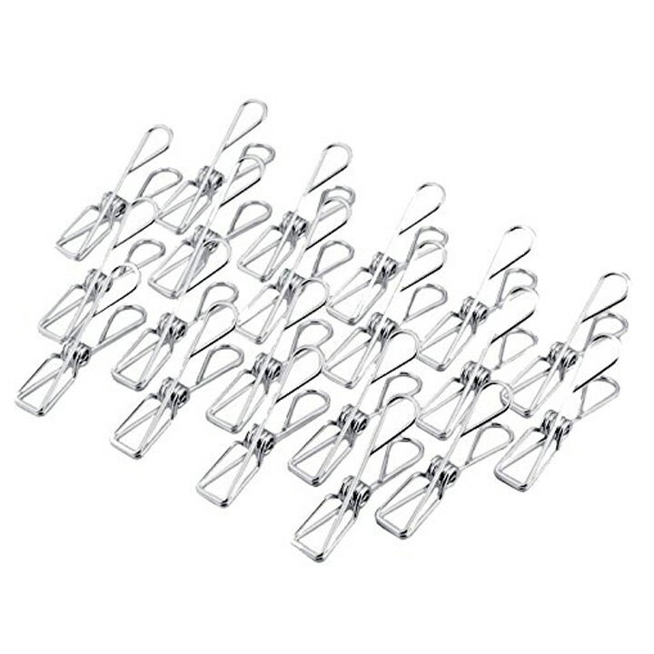 ※現在、お届け日時のご指定はお受付出来かねております。※配送先住所・カラー・数量など誤入力が増えております。ご注文確定前に必ずご確認ください。【ピンチハンガー 物干し 洗濯】下村企販清潔でサビにくい18-8ステンレス製。洗濯物の予備のピンチ...