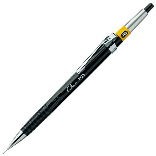 本体ブラック/0.5mm/PG5-AD・Size:0.5mmStyle:本体・パッケージ個数:1・サイズ:軸径13mm×奥行9mm×長さ147mm・重さ:10g・材質:軸:再生ABS先金:真鍮クリップ:鉄ノック:ABS・芯径:0.5mm・ス...