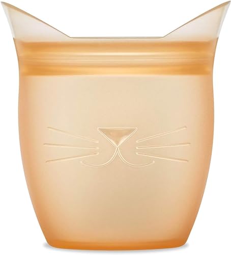 キャット(ピーチ)/118ml/Z-BSCC-06・Color:キャット(ピーチ)・パッケージ個数:1・サイズ:11.5×5×10.5(容器部分のみ:11x5x9)・本体重量:50g・素材・材質:シリコーンゴム・生産国:アメリカ・電子レンジ...