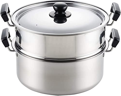 二段蒸し器シルバー/7.8 L 直径 28 cm/SH9867・Size:7.8 L 直径 28 cmStyle:二段蒸し器・パッケージ個数:1・メーカー型番:SH9867・サイズ:幅373×奥行き309×高さ248mm、重量:2300g、...