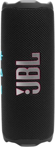 モダンファンキーブラック/小/JBLFLIP7BLKO・Color:ファンキーブラックSize:小・パッケージ個数:1・500mlペットボトルと同程度のサイズ感ながら、歌や楽器が明瞭で迫力のある音楽を奏でるパワフルなJBLプロサウンドを実現...