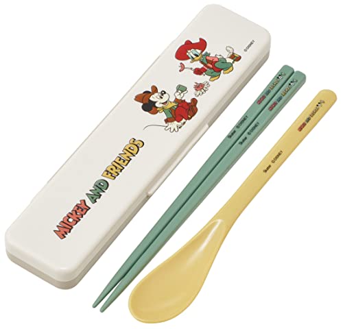 2点セットミッキーマウス/-/CCS3SAAG-A・Style:2点セットPatternName:漫画・パッケージ個数:1・サイズ:箸＝長さ18cm スプーン＝全長18cm ケース＝幅18.8×奥行4.7×高さ1.8cm・素材・材質:フタ＝...