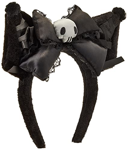 カチューシャ(クロミ)ブラック/Free Size/042757・PatternName:単品・パッケージ個数:1・本体サイズ：約24×5×22cm。主な材料・原料：ポリエステル、ABS樹脂・(C)2005 2021 SANRIO CO. ...