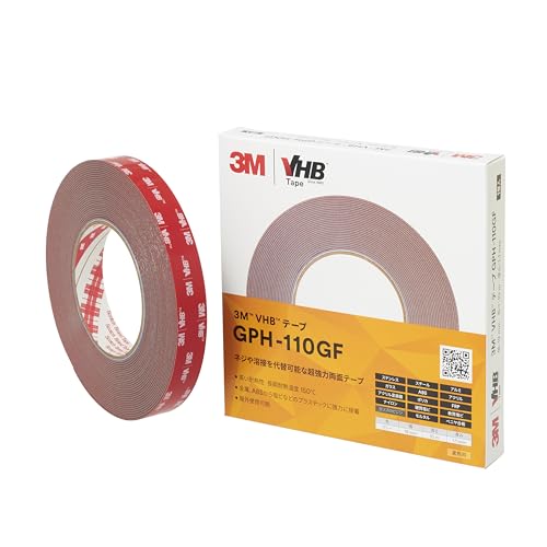 グレー/19mm x 10m/GPH-110GF 19X10 BOX・Size:19mm x 10m・パッケージ個数:1・高耐熱汎用タイプ：高い耐熱性を持ち、金属からABSなどのプラスチックまで強力に接着 します。・3M VHB テープは、...