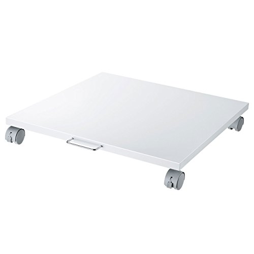 モデルCホワイト/天板サイズ:W600×D600mm/LPS-T6060F・Size:天板サイズ:W600×D600mm・パッケージ個数:1・レーザープリンタをデスクの下などへ設置可能。スチール製プリンタスタンド。W600×D635mm。L...