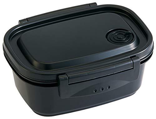 黒/430ml/XPM3-A・パッケージ個数:1・サイズ:14.5×11.5×H6.1cm・素材・材質:フタ・本体・仕切・止具=ポリプロピレン パッキン・エアーバルブ=シリコーンゴム・生産国:日本・電子レンジ可 食洗機可超軽量ラク軽弁当 食...