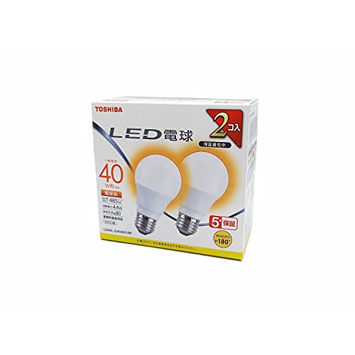電球色電球色/40/LDA4L-G/K40V1RP・Size:40Style:電球色・パッケージ個数:1・外径：55mm×全長：98mm・全光束：485lm・平均演色評価数：80Ra・定格寿命（h）：40000・密閉器具対応●定格消費電力:...