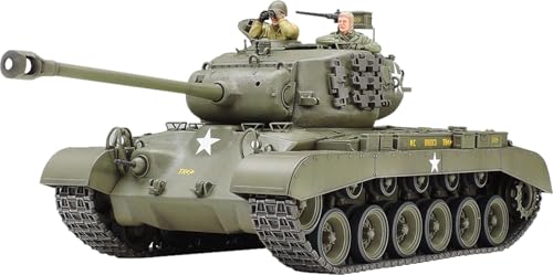 No.254 アメリカ陸軍 戦車 M26 パーシング成型色/全長15.125インチ、全幅9.63インチ、全高2.38インチ/TAM35254・Size:全長15.125インチ、全幅9.63インチ、全高2.38インチ・パッケージ個数:1・組み...