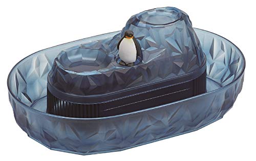 ペンギンブラック/幅390×奥行255×高さ160mm/D-1407・Style:ペンギン・パッケージ個数:1・製品サイズ:(約)幅39×奥行25.5×高さ16cm(セット時)・製品重量:(約)1.08kg・素材・材質:桶・薬味入れ/AS樹...