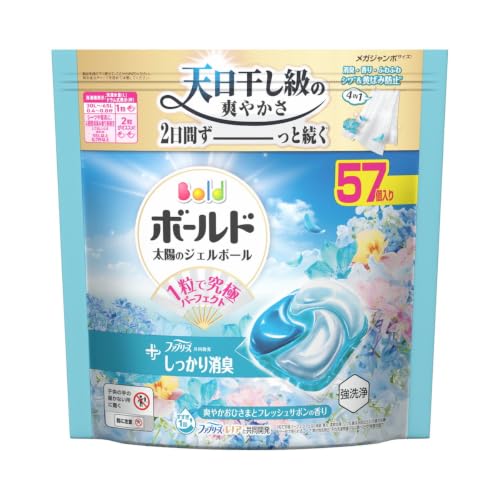 ブルー/-/-・パッケージ個数:1・内容量：57個商品紹介 商品名 P&G ボールドジェルボール 4D 爽やかフレッシュフラワーサボンの香り つめかえ 詰め替え 詰替 メガジャンボサイズ 57個入 内容量 57個入 商品詳細 柔軟剤効果 4...