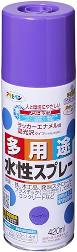 パープル/420ml/-・Color:パープルSize:420ml・パッケージ個数:1・タレにくく、きれいに仕上がります。・油性塗料や、発泡スチロールに塗っても下地を侵さず、いろいろな素材に使用できます。・乾燥前には水ぶきで落とせて、いった...