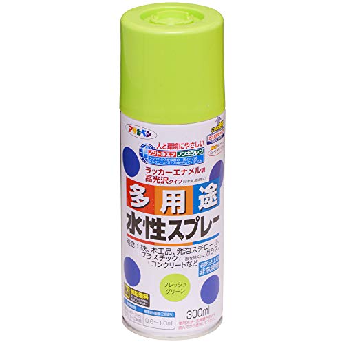 フレッシュグリーン/300ml/-・Color:フレッシュグリーンSize:300ml・パッケージ個数:1・タレにくく、きれいに仕上がります。・油性塗料や、発泡スチロールに塗っても下地を侵さず、いろいろな素材に使用できます。・乾燥前には水ぶ...