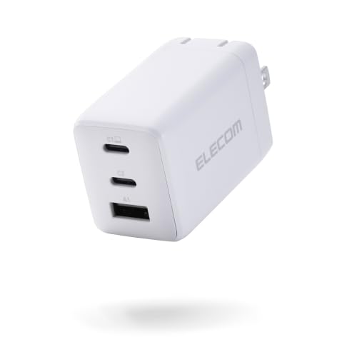 1)C×2、A×1ポートホワイト/-/EC-AC10367WH・Color:ホワイトStyle:1)C×2、A×1ポートPatternName:1)充電器単体・パッケージ個数:1・3つの出力ポートを搭載。用途に合わせて接続先を使い分けられる...