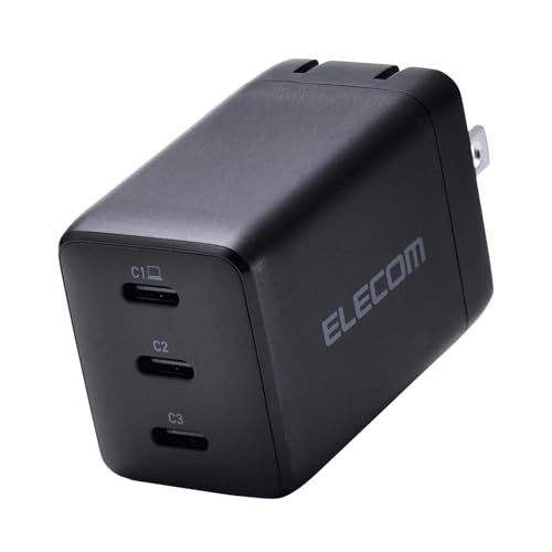 2)C×3ポートブラック/-/EC-AC11267BK・Color:ブラックStyle:2)C×3ポートPatternName:1)充電器単体・パッケージ個数:1・3つの出力ポートを搭載。用途に合わせて接続先を使い分けられるから、スマートフ...