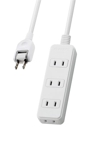 4個口White - 4 Outlets/1m/T-TS02-2410WH・Color:White - 4 OutletsSize:1m・パッケージ個数:1・電源タップの基本性能をしっかり搭載。180度スイングプラグを採用し、オフィスやご家...