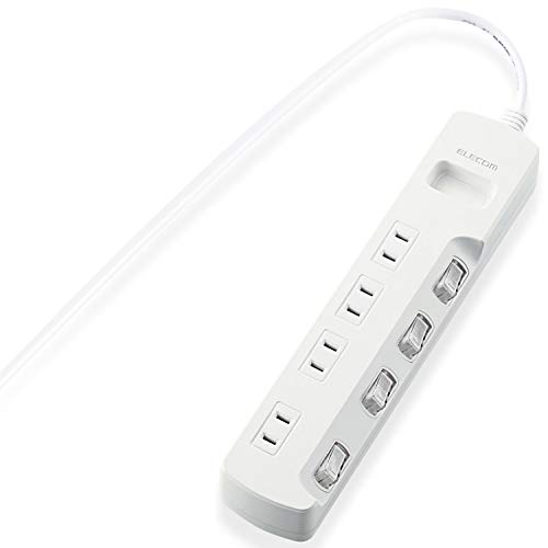 4個口単品/3m/T-E5A-2430WH・Color:単品Size:3mStyle:4個口・パッケージ個数:1・詳しくは「商品の仕様」「商品の説明」をご確認ください。・接続機器ごとにON/OFFでき、待機電力を個別に節約できる個別スイッチ...