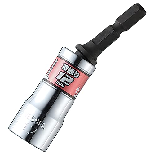 シルバー/12mm/WSA2012・Size:12mm・パッケージ個数:1・対辺:12mm・ΦD:18mm・l:7.5mm・下穴深さ:25mm・全長:75mmダクト取り付け、ガードレール施工など足場の悪い横打ちに! ソケット部を押し込むと固...
