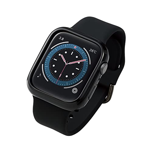 ソフトバンパーAW-20MBPP/ブラック/AW-20MBPUBK・パッケージ個数:1・Apple Watch SE2、SE、Series 6、5、4 [44mm]・Apple Watchのスタイルを損ねず、キズ、衝撃から本体側面を守るAp...