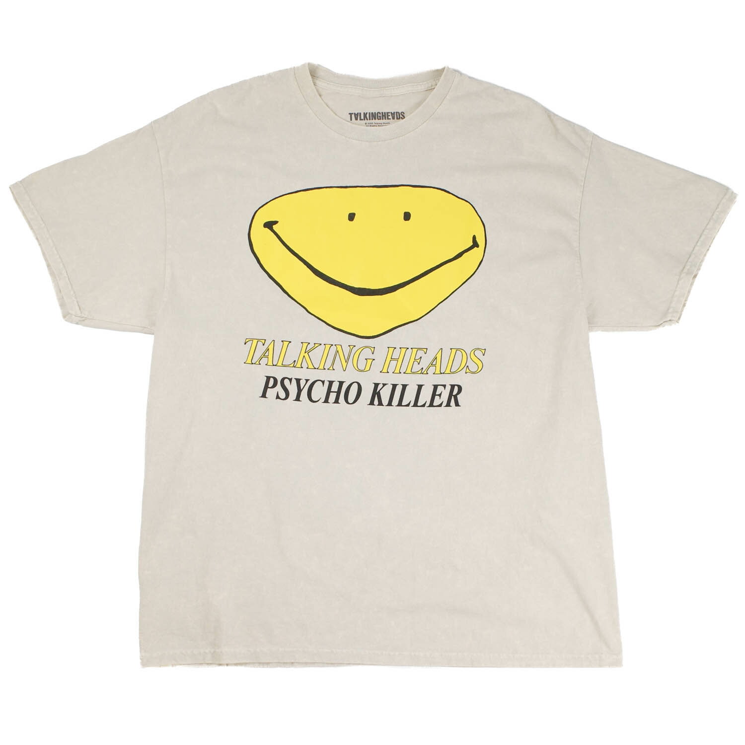 “シンプルなのに、強烈に記憶に残る。” Talking Headsの名曲『Psycho Killer』を落とし込んだヴィンテージライクな一枚。 【デザイン】 ニューウェーブ・ポストパンクシーンを代表する伝説的バンド、Talking Head...