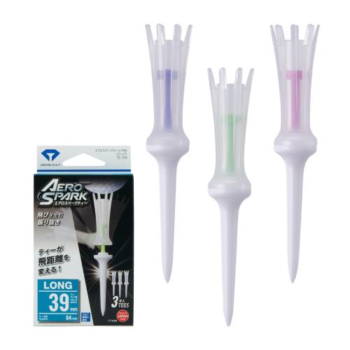 ティーの上部が360度動く「首振り機能」を採用。 インパクト時の抵抗を限りなく少なくすることでクラブを振り抜きやすくして、飛距離アップに繋げます。 「首振り機能」にすることにより、ティーの下部は挿さったままなので、ティーが紛失しにくい構造で...