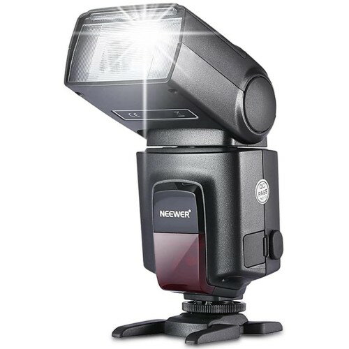 安定した光質と精密なマニュアル制御NEEWER TT560フラッシュストロボは、ガイドナンバーGN38（ISO100）、5600K（±200K） の安定した色温度を実現。1/128～1/1までの8段階マニュアル発光に対応し、0.1～5秒のリ...