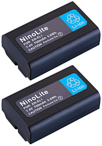 対応バッテリー: ニコン Nikon EN-EL1 / コニカミノルタ NP-800 // Li-Ion イオン 7.4V 、750mAh, 充放電回数300回以上 対応 カメラ : COOLPIX 8700 5700 5400 5000 ...