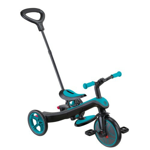 ペダル付き三輪車から二輪のトレーニングバイクへ、工具不要で出先でも楽々変形！はじめての乗りもの体験をサポート！ 素材ポリプロピレン、ポリアミド、ポリアセタール、EVA樹脂、熱可塑性エラストマー、鉄